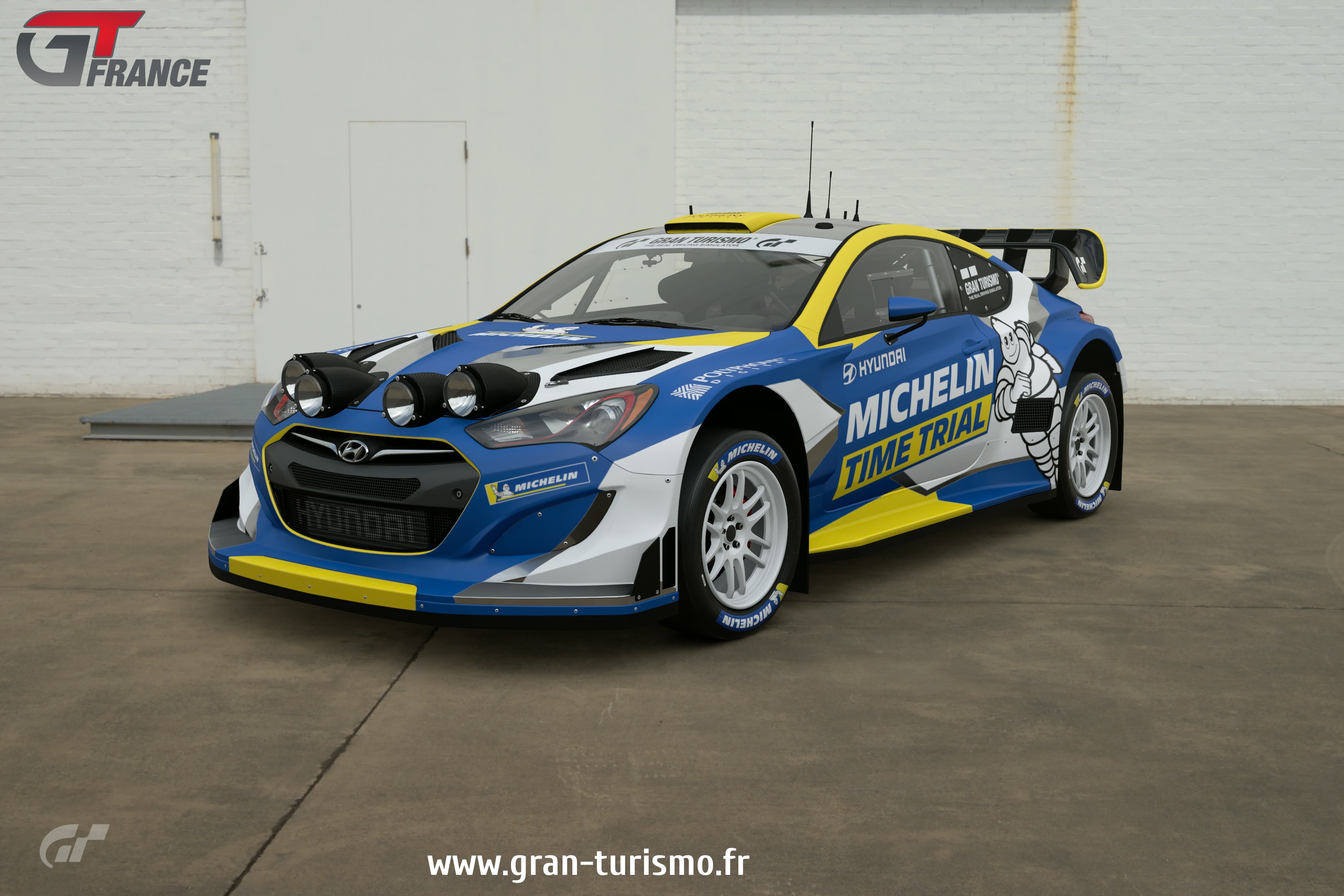 Gran Turismo 7 - Hyundai Genesis Gr.B Rally Car (Michelin Livery ...